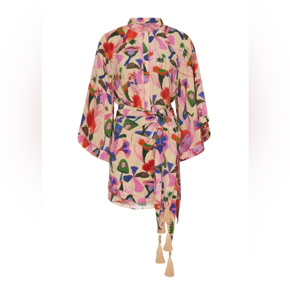 FARM Rio | Dresses | Farm Riofairies Mini Shirt Dress | Poshmark